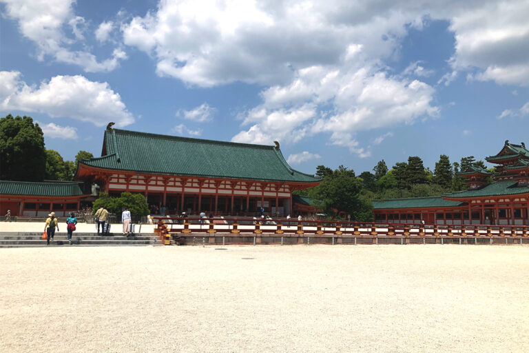 Heian Jingu Shrine, a famous sightseeing spot in Kyoto