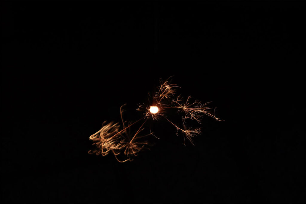 Senko hanabi - a type of Japanese handheld fireworks