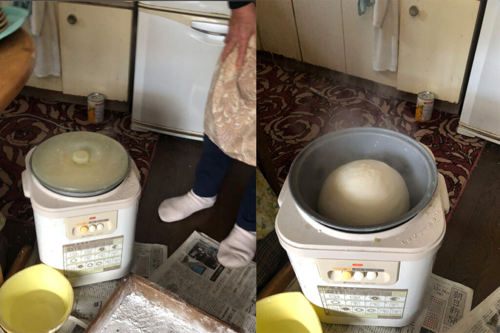 Grandma's handmade Mochi is ready again this year.