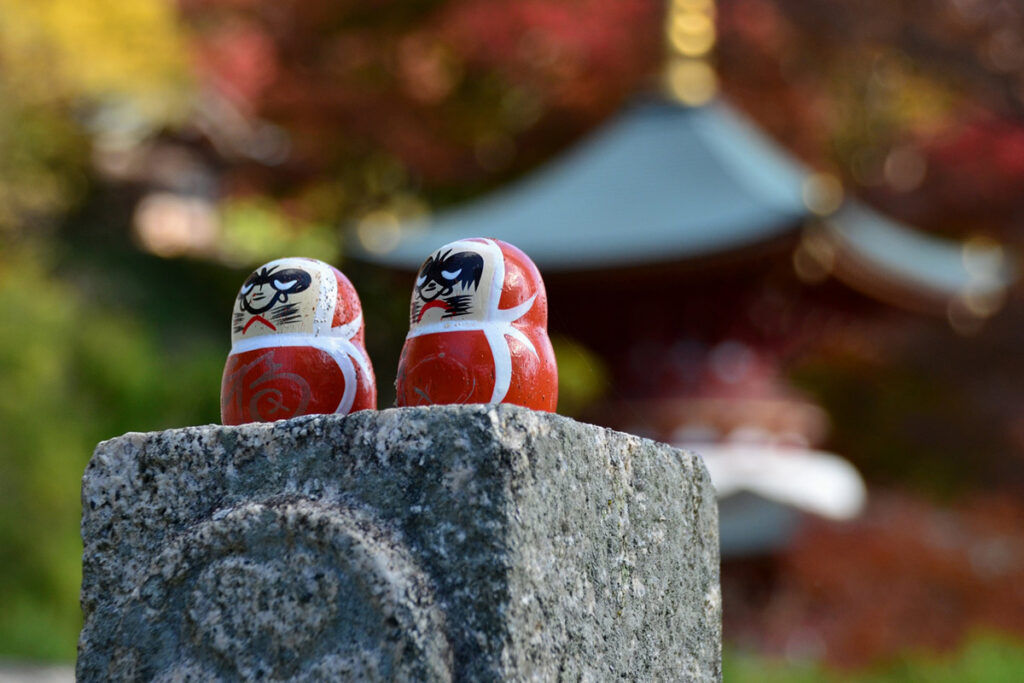Katsuo-ji Temple in Osaka, a temple of good fortune