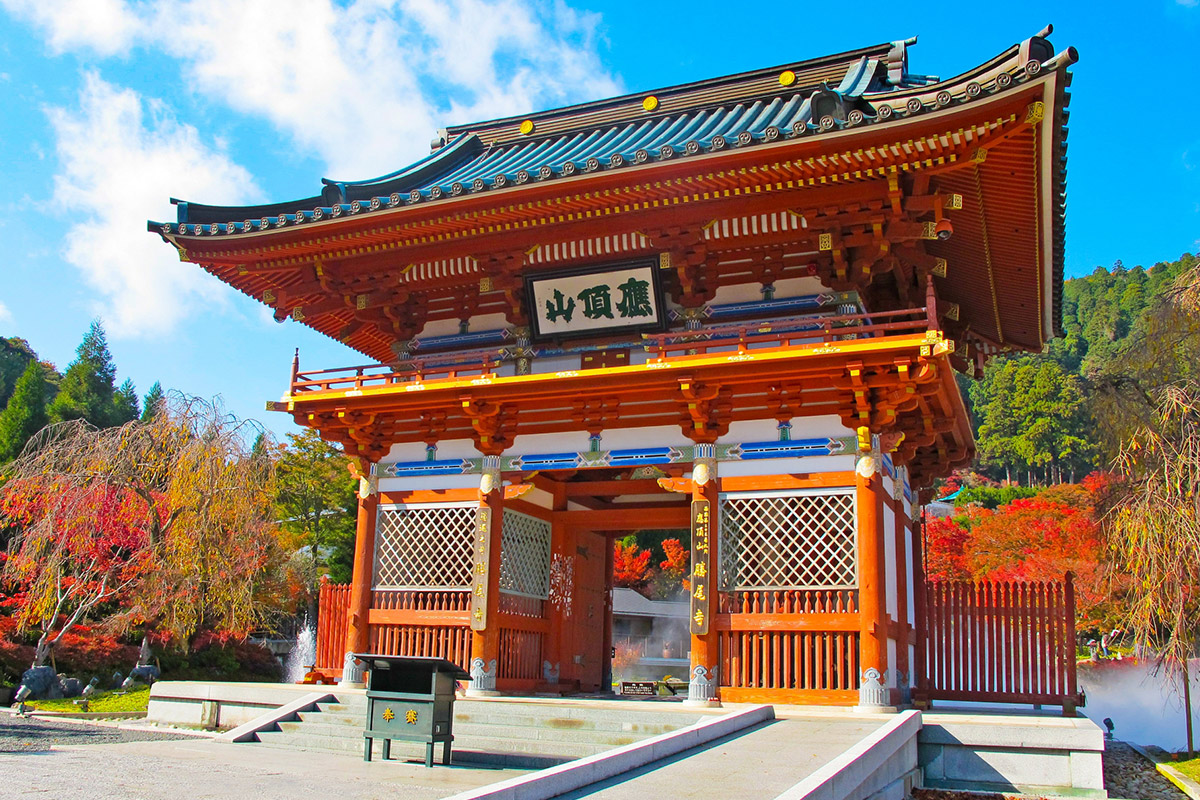 Katsuo-ji Temple in Osaka, a temple of good fortune