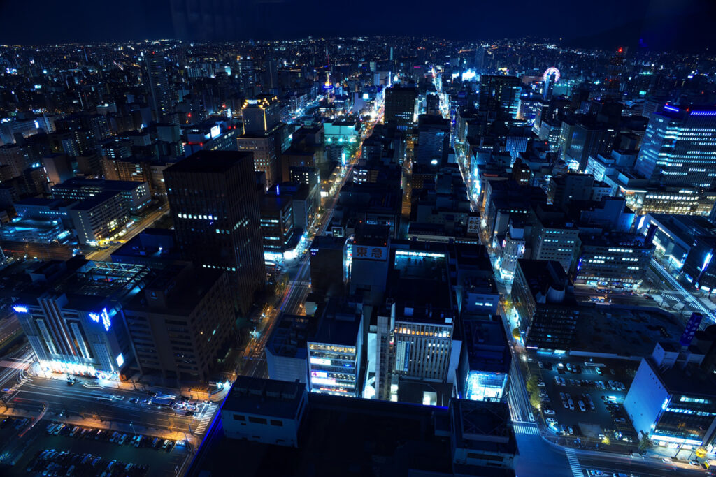 Japan's top 3 cities by night