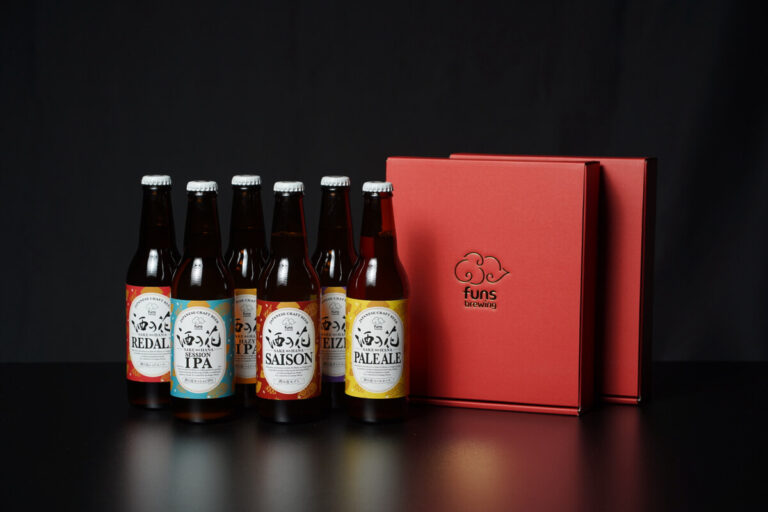 funs brewing “Sake no Hana” craft beer paired with Japanese food