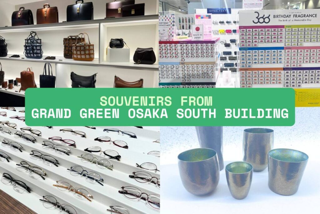 Japanese souvenirs recommended at Grand Green Osaka South Building