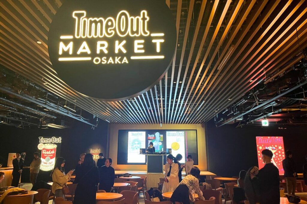 Asia's first food hall is born! Time Out Market Osaka